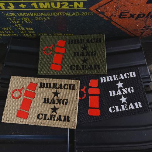Jual Patch BREACH BANG CLEAR Laser Cutting Include Velcro - BLACK, PUTIH - Kota Surakarta ...
