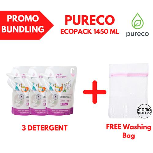 Promo BUNDLE - PURECO Ecopack 1450ml Detergen / Softener / Dish Bottle ...