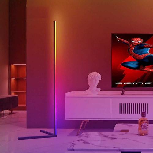 Jual Lampu Berdiri Lantai LED Sudut Kamar Ruang Tamu RGB Standing Side ...