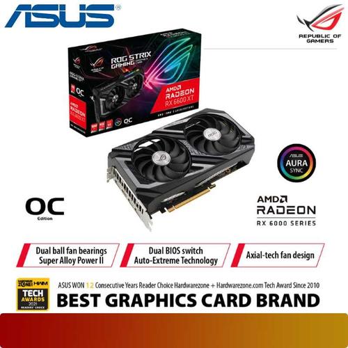 Jual ASUS ROG STRIX RX 6600 XT OC EDITION 8GB DDR6 128BIT RADEON VGA ...