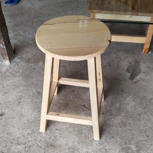 Jual Kursi bulet kayu, bangku kayu,kursi baso - Natural - Kota ...