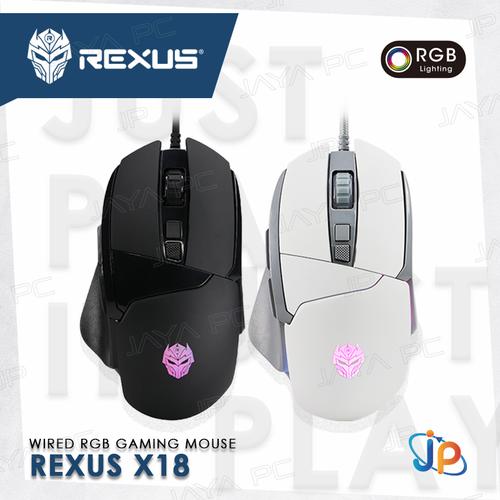 Jual Mouse Gaming Rexus Xierra X18 Rifle RGB - X 18 Macro Gaming Mouse ...