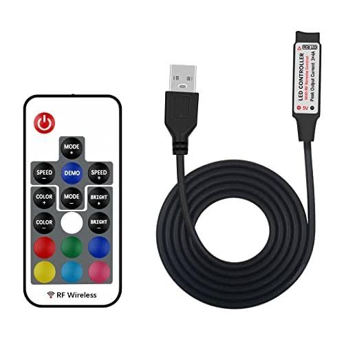 Jual USB RGB LED Stri Controller Remote RF & Manual 3Key 5V 5050 3258 3528 - Manual 3 Key - Kab ...