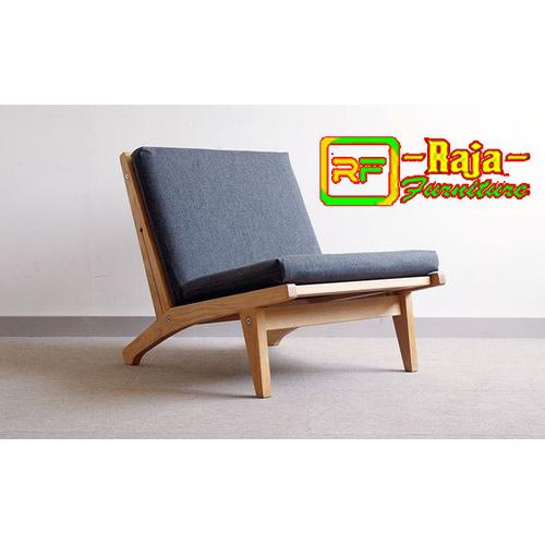 Jual Kursi Sofa Duduk Santai Minimalis Single Kayu Jati model nyaman ...