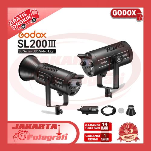 Promo Godox SL200 III Lampu Video Light LED - SL200III SL 200 Cicil 0% ...