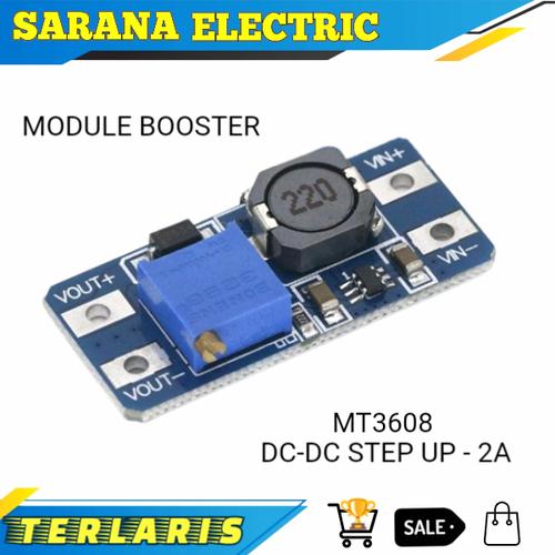 Jual MT3608 DC-DC 2A STEP UP BOOST CONVERTER MODULE MT 3608 - Kab ...