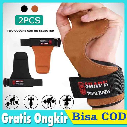 Jual Weight Lifting Pull Up Hand Grip Strap Training Gym Hook Fitness ...