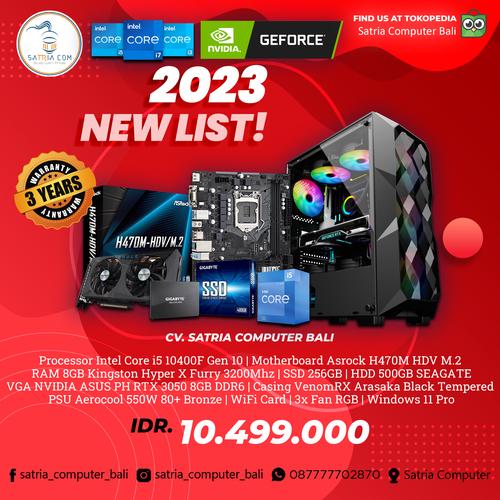 Jual RAKITAN PC GAMING INTEL CORE I5 10400F/8GB/RTX 3050/SSD256+ HDD500GB - Kota Denpasar ...