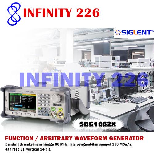 Jual Function / Arbitrary Waveform Generator Siglent SDG1062X 60MHz - Jakarta Barat - INFINITY ...