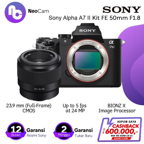 Jual SONY ALPHA 7 MARK II / A7 II / A7II / KIT FE 50mm F1.8 RESMI ...