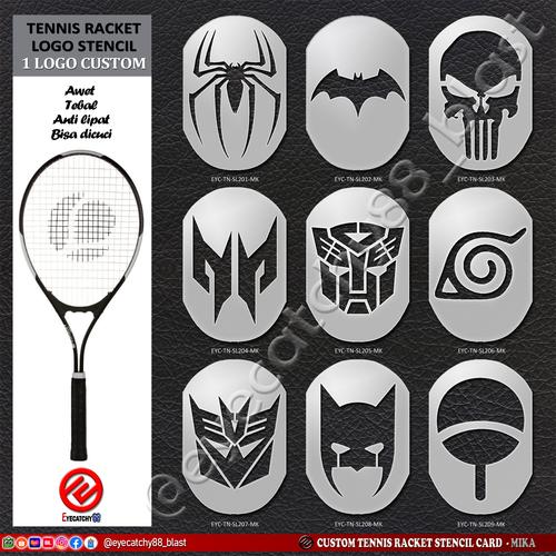 Promo TENNIS CUSTOM LOGO - Cetakan Raket / Logo Raket/ Logo tenis ...