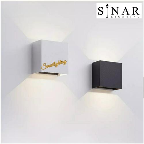 Jual Lampu dinding minimalis outdoor LED 4007 B - Hitam - Kota Surabaya ...