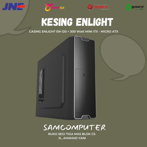 Jual CASING ENLIGHT EN-120 + 300 Watt MINI ITX - MICRO ATX - Kota ...