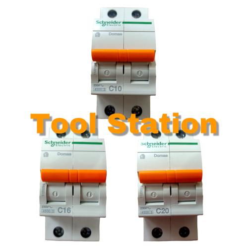 Jual MCB 2 Katub 3 Katub Schneider Electric Domae 6A / 10A / 16A / 20A ...