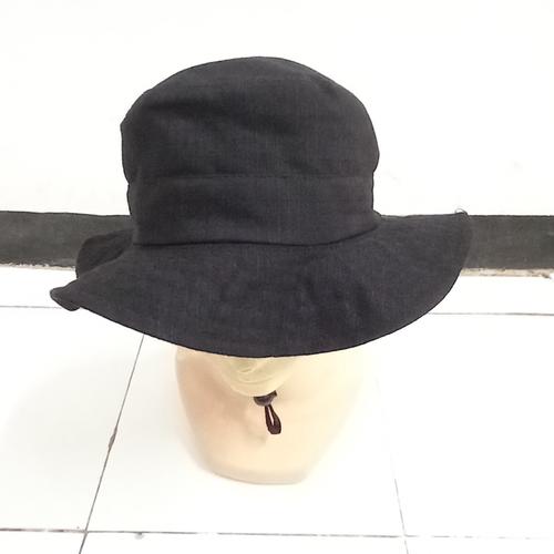 Jual Topi Rimba Custom Bordir Logo dan Nama - Hitam, All Size - Kota ...