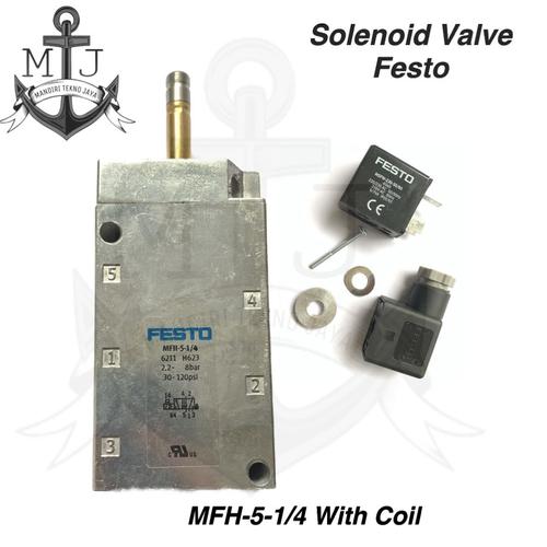 Jual Solenoid Valve FESTO MFH-5-1/4 With Coil - AC110 - Jakarta Barat - Mandiri Tekno Jaya ...