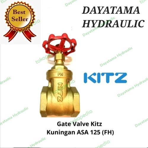 Jual GATE VALVE KUNINGAN KITZ / STOP KRAN KITZ BRASS - 1/2" INCH - Jakarta Barat - Dayatama ...