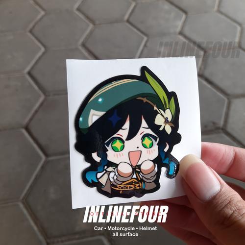 Jual Sticker Hologram Anime Stiker Genshin Impact - Venti - Wibu Jepang ...