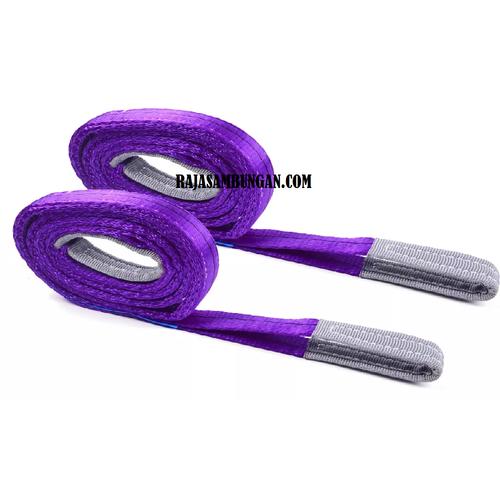 Jual Sling Kain 1 Inch x 2 Meter Beban 1 Ton Webing Seling Tali Angkut ...