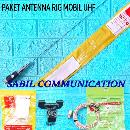 Jual PAKET ANTENA RIG MOBIL UHF MC200 ANTENNA RADIO RIG MOBIL UHF MC ...