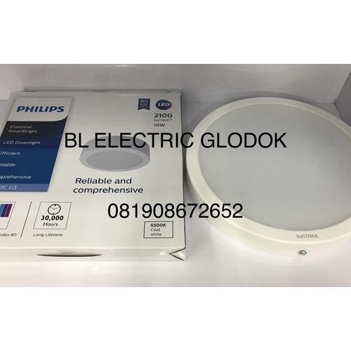 Jual PHILIPS DN027C 19W G3 D225 9inch Surface Mounted LED Outbow ...