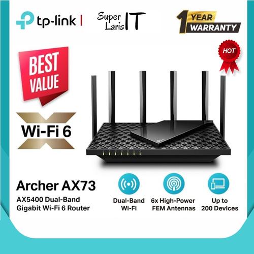 Promo TP-Link Archer AX73 AX5400 Dual-Band Gigabit Wireless Router WiFi ...