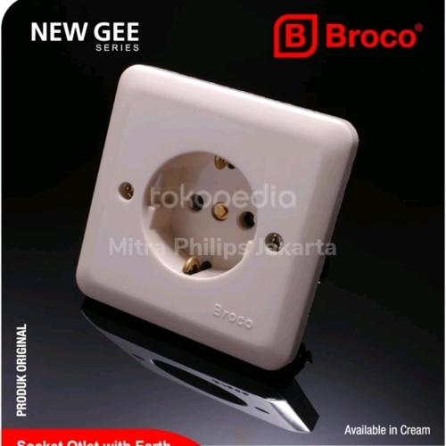 Jual BROCO Stop Kontak New Gee Series 5511U / Original SNI - Jakarta ...