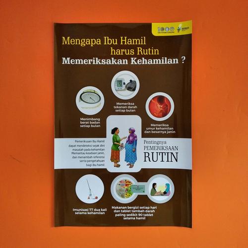 Jual Poster Ibu Hamil - Poster Posyandu - Poster Pemeriksaan Ibu Hamil ...