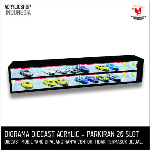 Jual Diorama Acrylic / Diecast / Rak Hotwheels / Box Display Akrilik ...