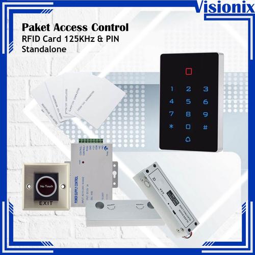 Jual Paket Access Door RFID Card 125KHz Standalone - Pintu Kaca Frameless - Jakarta Timur ...