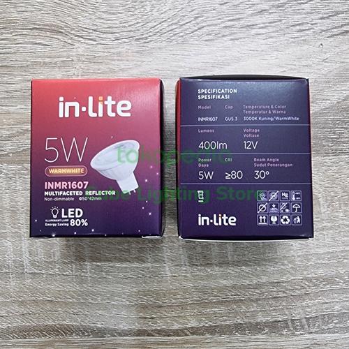 Jual LAMPU HALOGEN LED INLITE IN-LITE 12 VOLT 5 WATT 3000K WARM WHITE ...