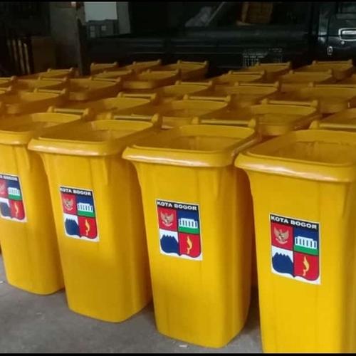 Jual tong sampah roda atau sulo vol120L fiberglass - Kuning - Kota ...