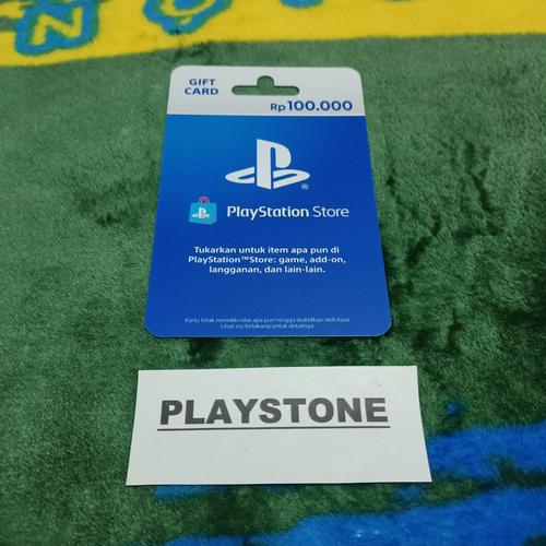 Jual PSN 100K 100 Ribu 100000 100.000 GIFT CARD Wallet Indonesia PS5 ...
