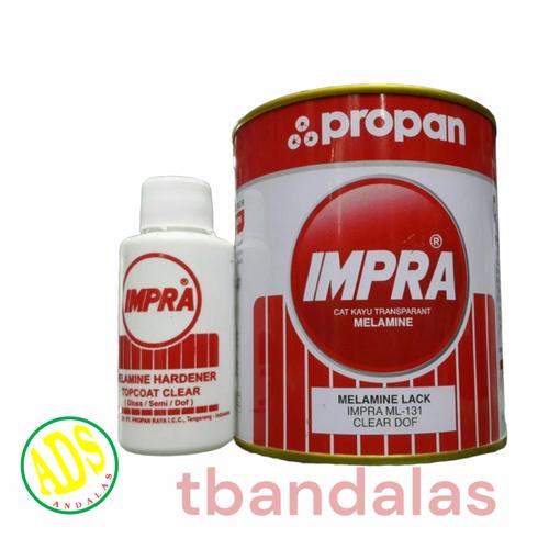 Jual cat Impra melamine clear gloss , semi gloss, clear dof, sanding ...