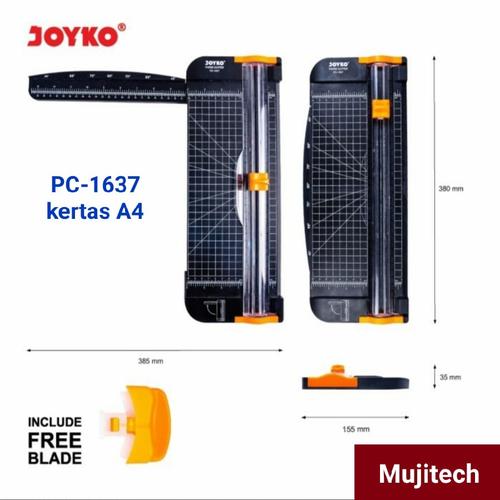 Jual JOYKO ALAT PEMOTONG KERTAS / PAPER CUTTER PC 1637 MAX KERTAS A4 ...