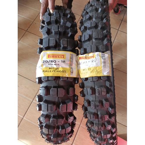Jual Pirelli mt21 rallycross 90/90-21 dan 120/80-18 - Kota Depok ...