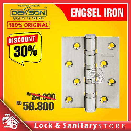 Jual Engsel Dekson/Dekkson IRON ES IR 4X3X3MM 4BB SN Engsel Pintu ...