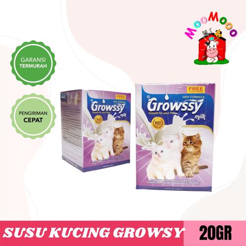 Jual Susu Anak Kucing GROWSSY Cat Milk Kitten 20gr anakan sachet GROWSY ...