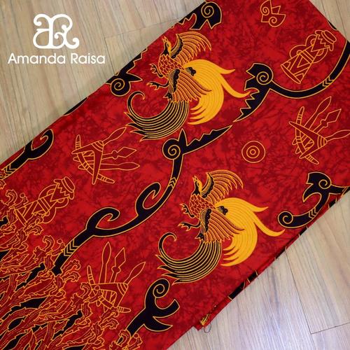 Jual Kain Batik Meteran Potongan Motif Cendrawasih Papua - Biru, 1 meter - Kota Surakarta ...