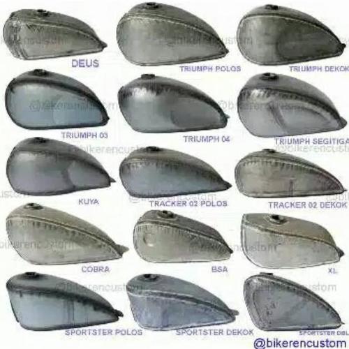 Jual [Part-motor] Tangki custom mentah bahan japstyle ,tracker ...