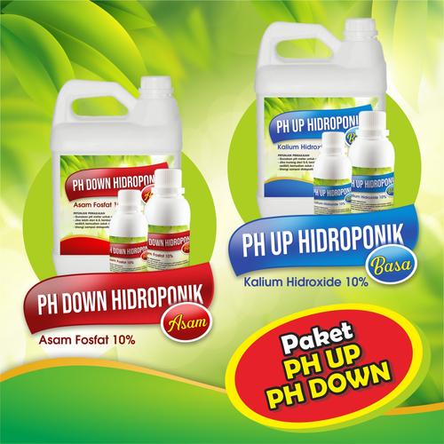 Jual PAKET PH UP DAN PH DOWN HIDROPONIK 500 ML Penetral PH Air Nutrisi - Kota Semarang ...