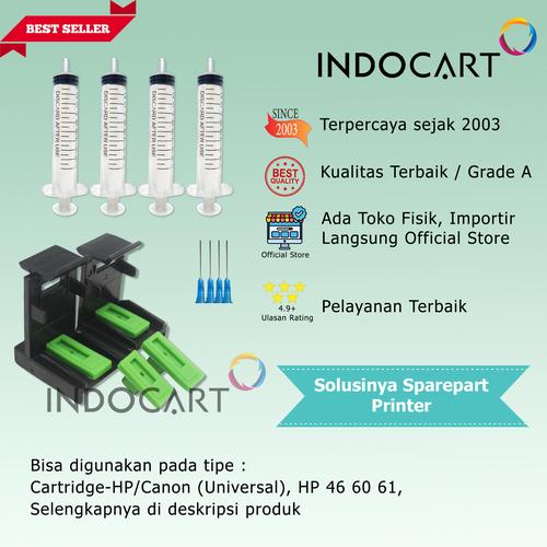 Jual Refill Clip-Tool Kit-Klip Penyedot Tinta Cartridge-Universal HP ...