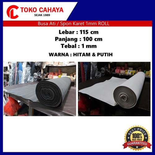 Jual Busa Ati Spon Eva Sponge ROLL 1mm Roll isi 100 Meter - Putih ...