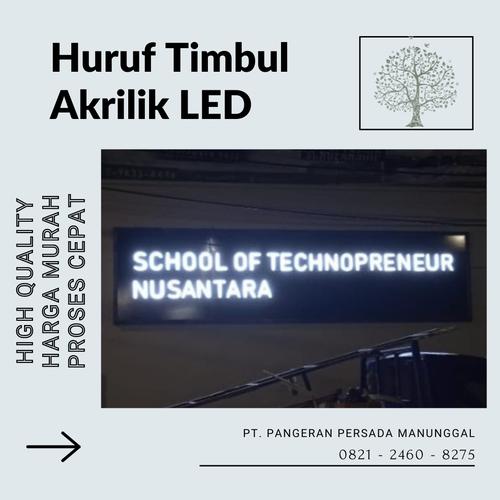 Jual Huruf Timbul Acrylic 3D LED Letter Timbul Logo Timbul Acrylic LED ...