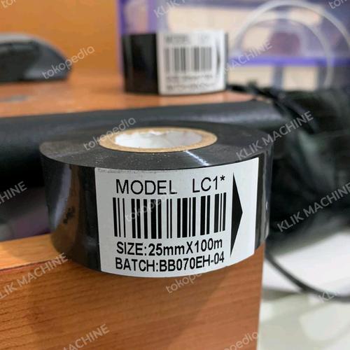 Jual Ribbon Tape / Pita Tinta LC1 25mm x 100 Meter HUALIAN - Jakarta ...