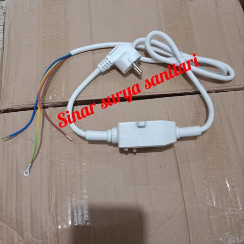 Jual Kabel ELCB anti kontak untuk Water heater / Mesin cuci / Bor dll ...