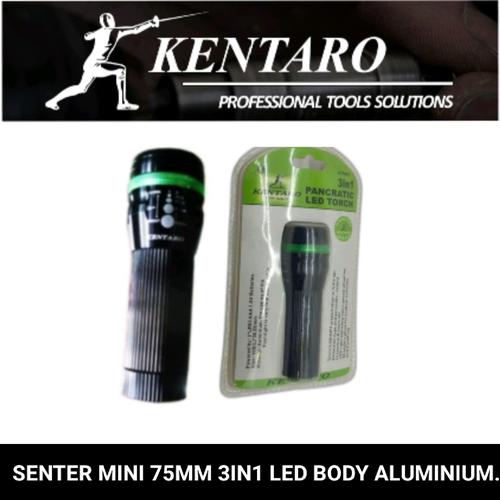 Jual Senter mini LED 3in1 body besi kentaro Japan quality - Kota ...
