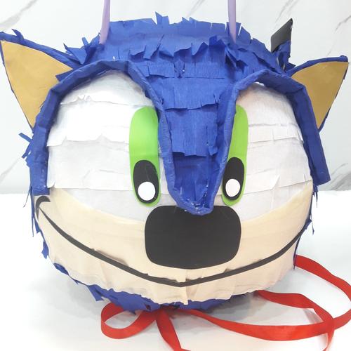 Jual pinata sonic/pinata kepala sonic/pinata custom/pinata ulang tahun ...