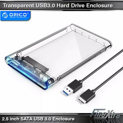 Jual ORICO HDD SSD Casing Enclosure 2.5 USB Micro B 3.0 Transparent ...