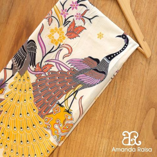 Jual Kain Batik Meteran Potongan Motif Burung Merak - Hiaju Mint, 0,5 ...